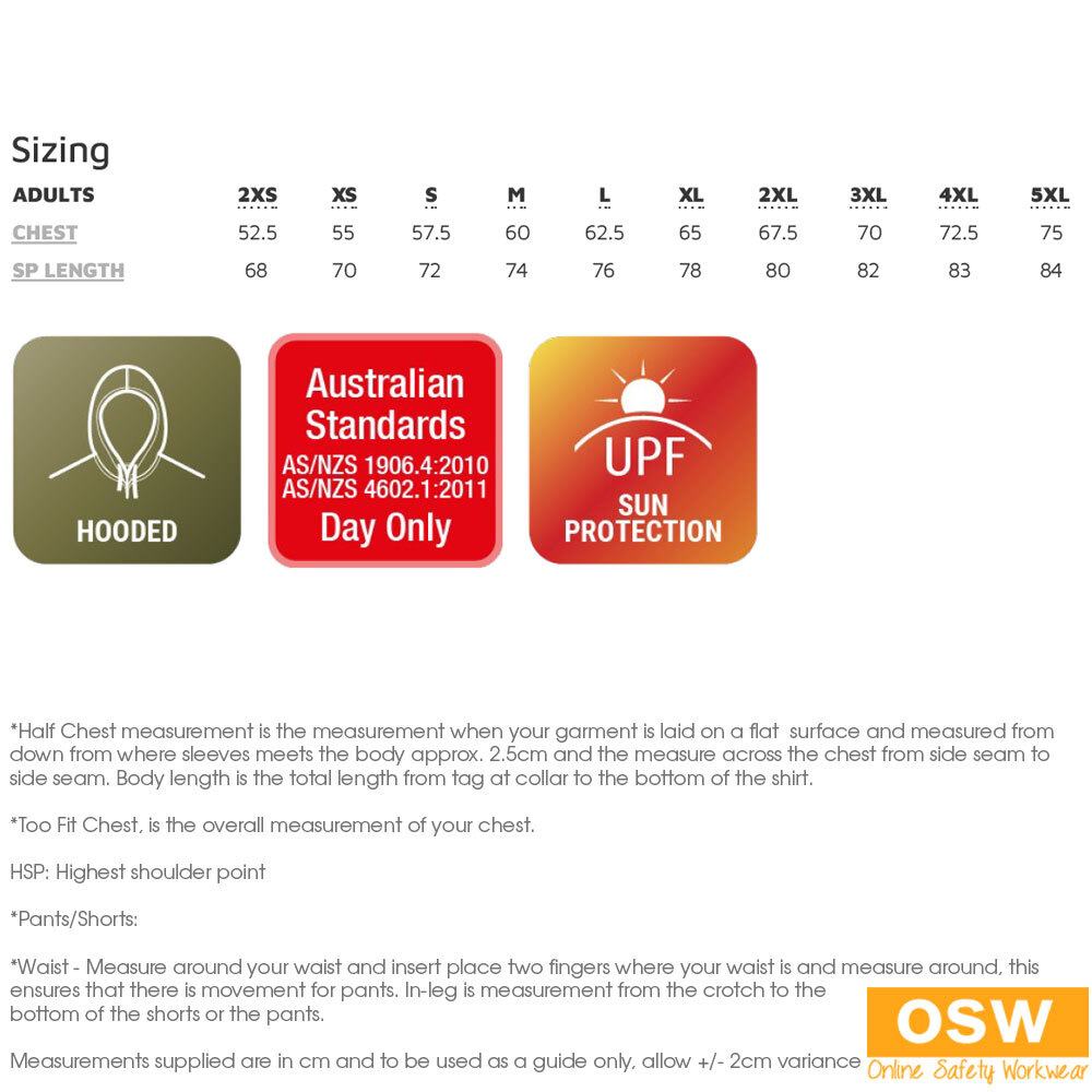 Hi Vis Full Zip Sports Wear Fleecy Hoodie with Drawcord Long Sleeves ...