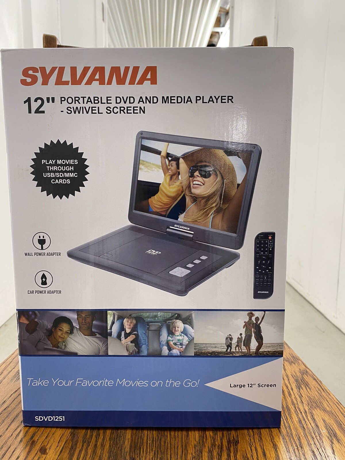 Sylvania 12” Portable DVD Player With Swivel Screen | eBay