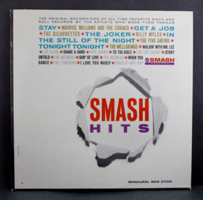 Various SMASH HITS, Vinyl, Smash Records (Early 1960's) Orig. Mono ...