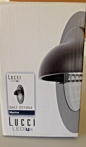 LUCCI LEDLux MARINE 12V EYELID STEP LIGHT BLACK COASTAL FITTING | eBay Australia