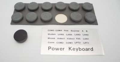 NEW LOT 12 Rubber Feet Glass Art, ATX Tower Desktop PC Case, LCD MT ...
