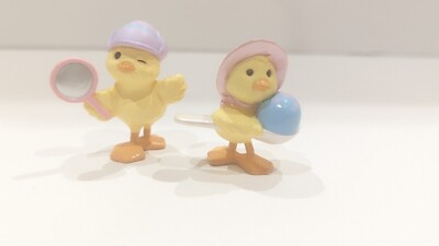 Hallmark Merry Miniature Spring Easter Yellow Ducks Boy Girl | eBay