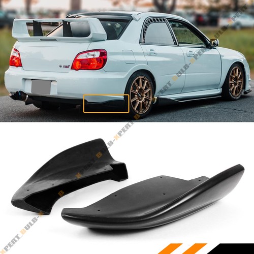 For 2005-07 Subaru Impreza WRX Sti CS Style Rear Bumper Side Aprons ...