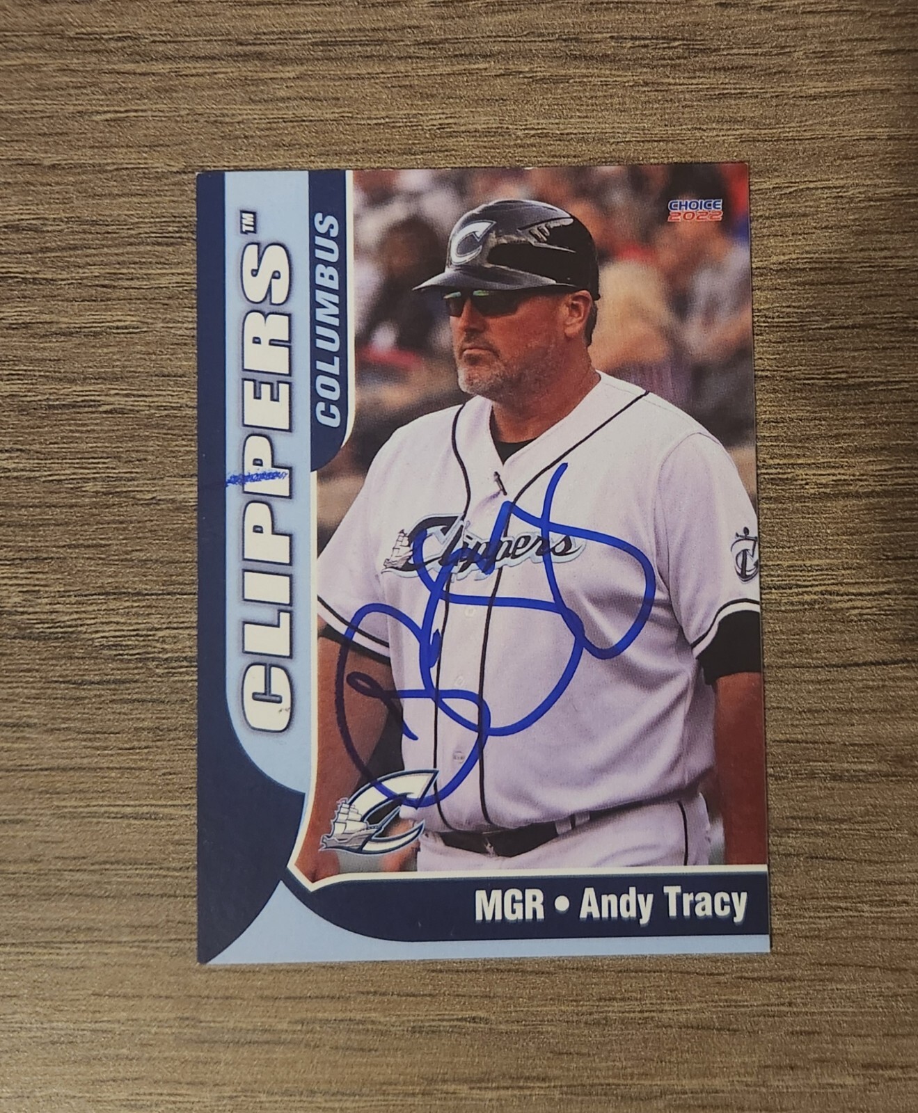 Andy Tracy Autograph Signed 2022 Columbus Clippers Team Card Cleveland ...