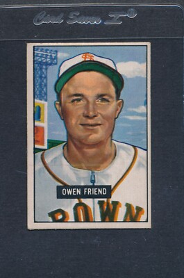 1951 Bowman #101 Owen Friend Browns EX *1077 | eBay