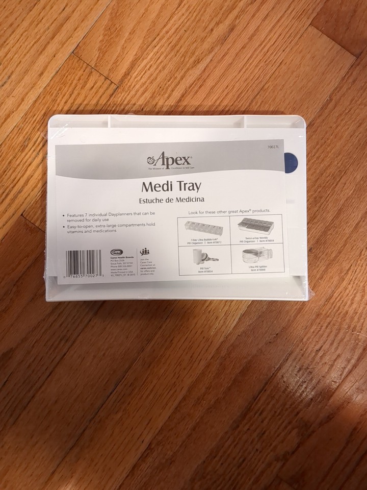 Pill Organizer Medi Tray 7 Day 4 Dose 1 Each | eBay