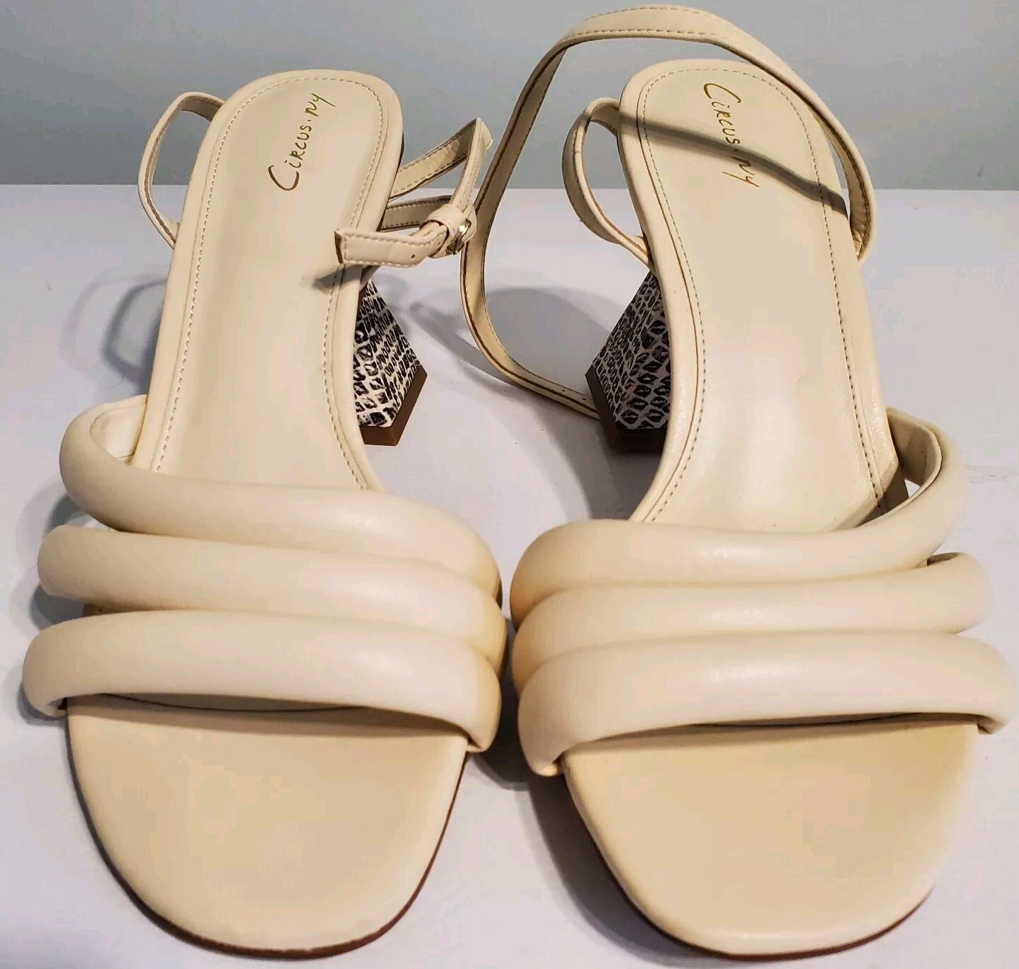 Sam Edelman, Circus, Bobbie Heeled Sandals, Black & W… - Gem