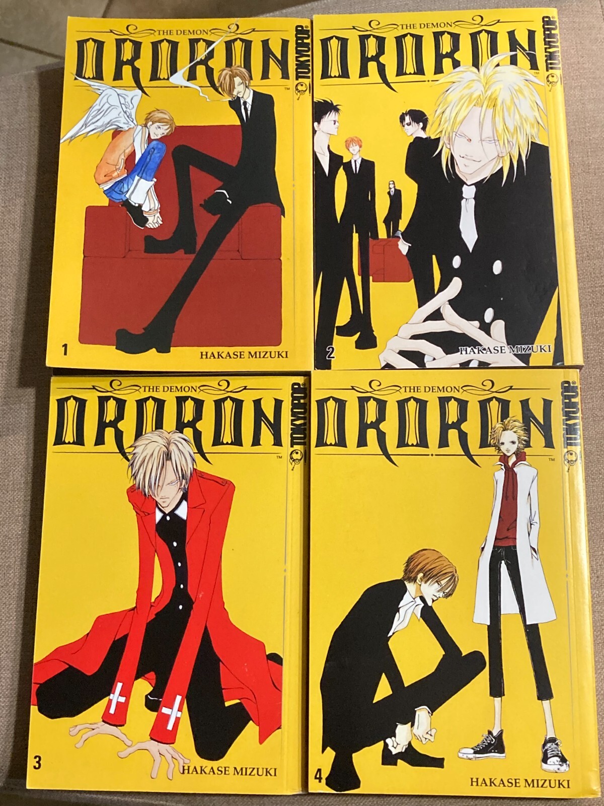 The Demon Ororon Vol. 1-4 Manga by Hakase Mizuki (TokyoPop English ...
