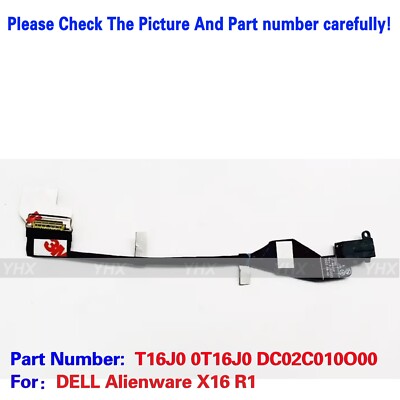 New For DELL Alienware X16 R1 Audio Sound Port Board W/ Cable T16J0 ...