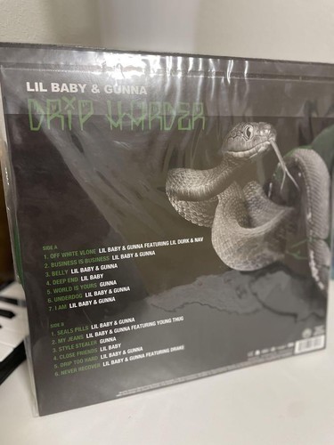 Drip Harder Lil Baby Gunna Lp Record 4Pf Hip Hop Vinyl Music ...