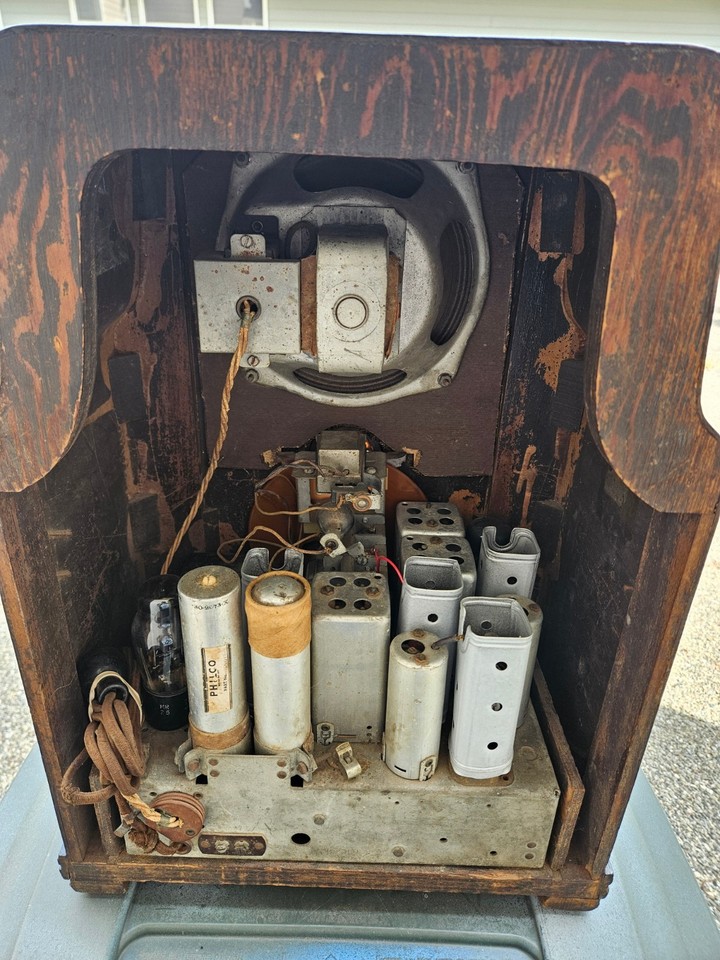 1936 Philco 635b Tombstone Radio, Good for Restoration | eBay