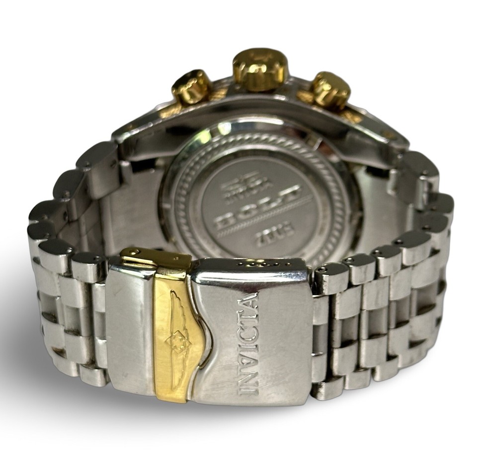 Men's 50mm Invicta Bolt Zeus Reserve .90TCW Diamond Bezel Chrono Swiss ...
