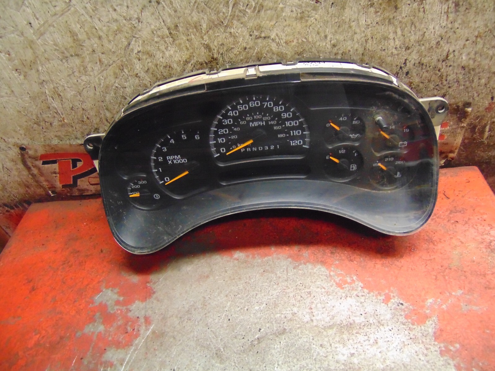 03 04 05 06 Silverado Sierra 3500 speedometer instrument gauge cluster ...