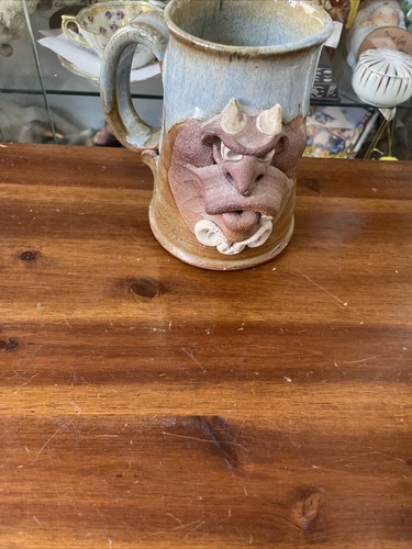 Vintage Studio Pottery Face Mug The Devil Handled Cup | eBay.de