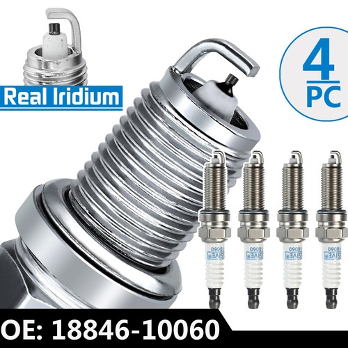 4 X Iridium Spark Plugs 18846-10060 SILZKR6B10E For Hyundai ACCENT KIA ...