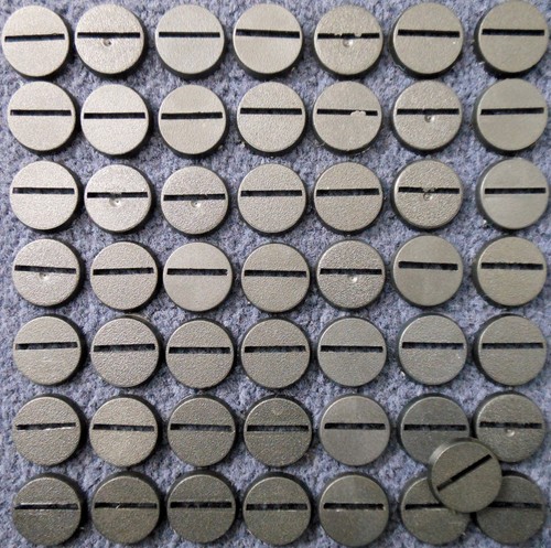 Games Workshop 25mm Round Plastic Bases Warhammer Fantasy Battle Base ...