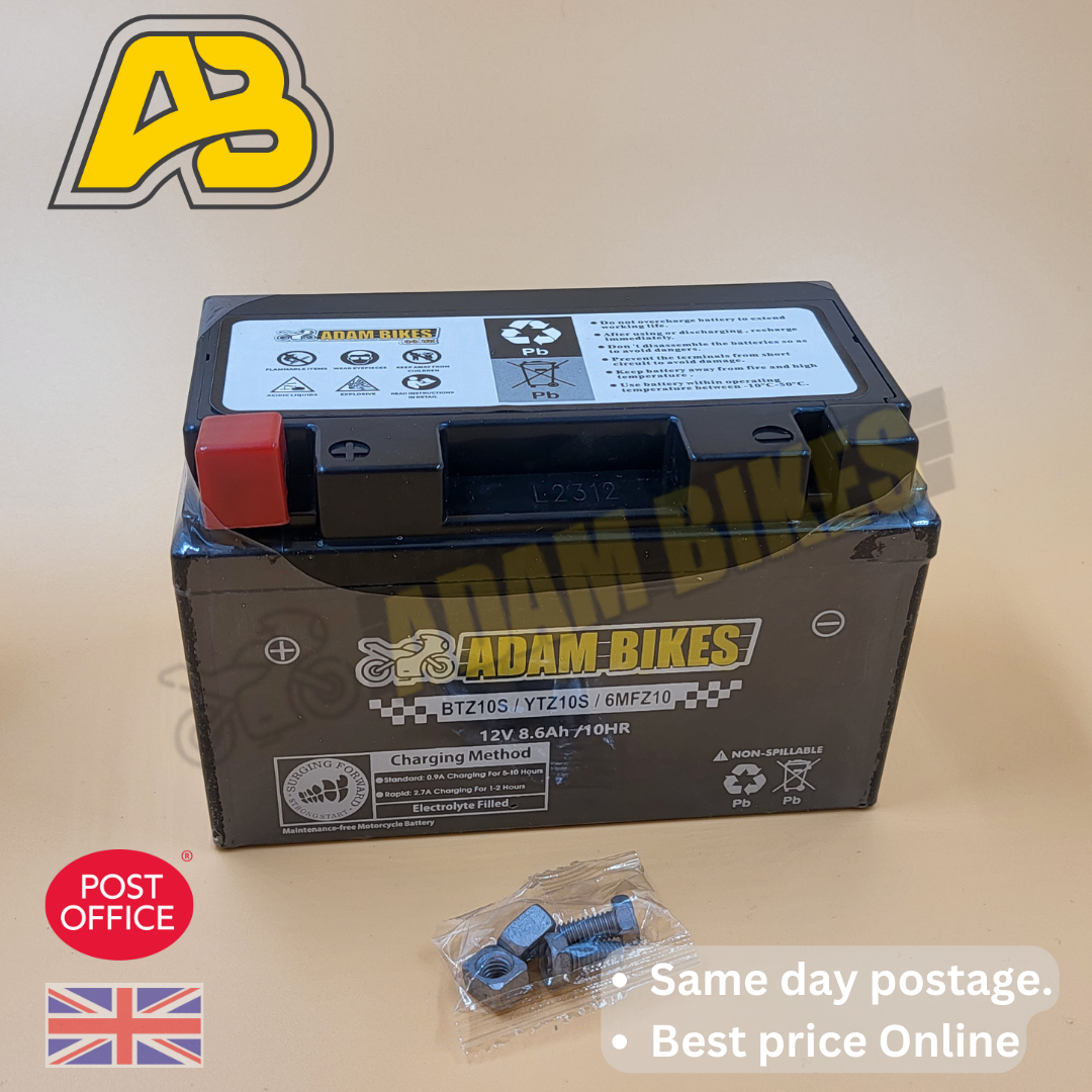 PTZ10S AB Bike Motorcycle Battery Replaces YTZ10S BTZ10S | eBay