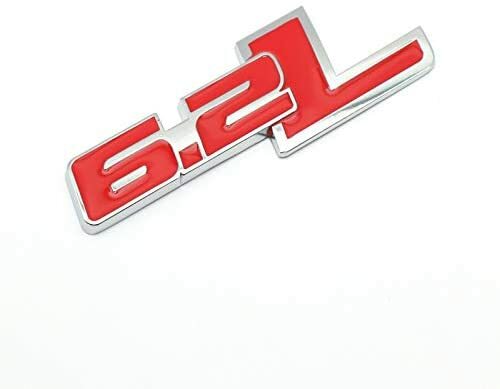 1x 3D Metal 6.2 Liter Engine Aluminum Emblems Badges (Red) | eBay