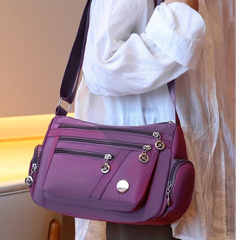 Women Bag Multi-Pocket Large Capacity Single-Shoulder Crossbody Bag ...