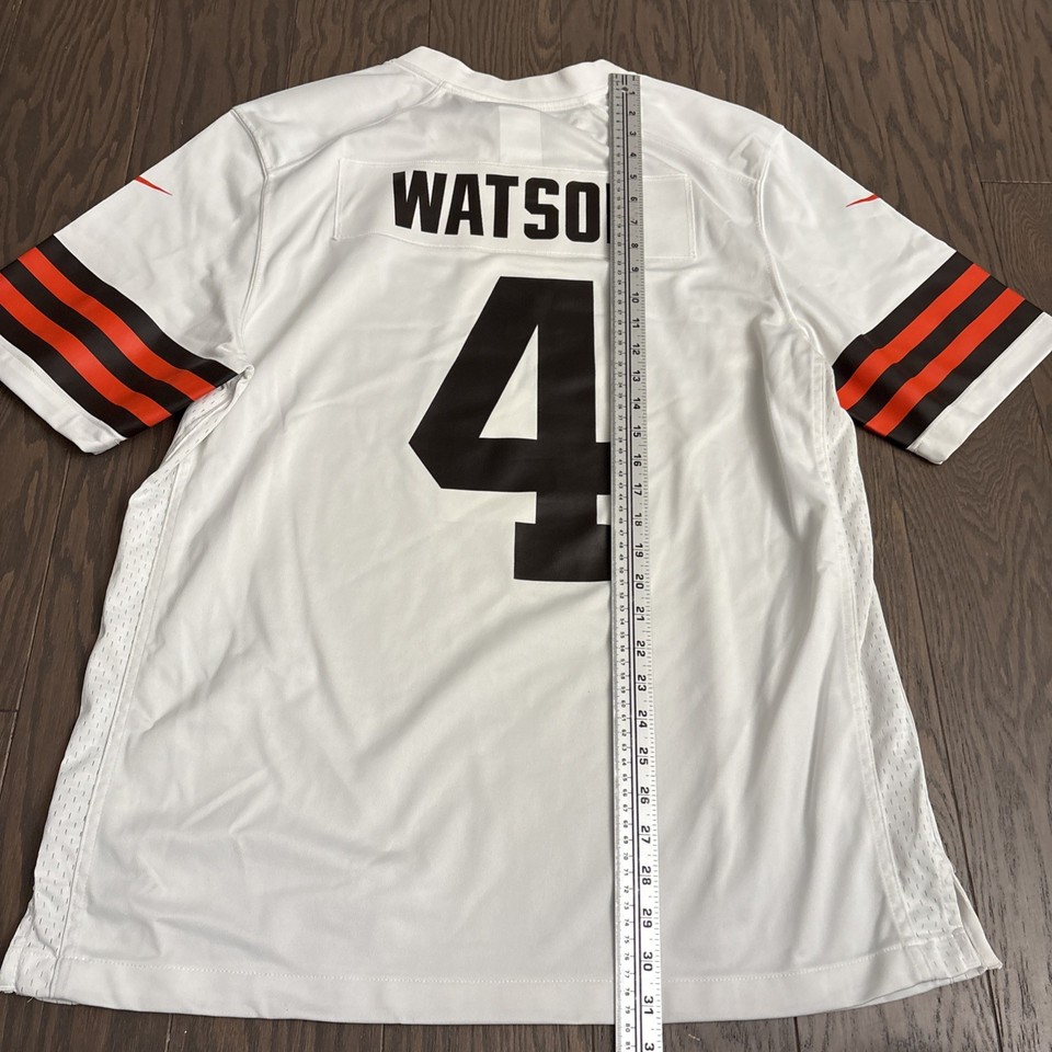NWT Nike On Field Cleveland Browns Deshaun Watson #4 Jersey Size Large ...