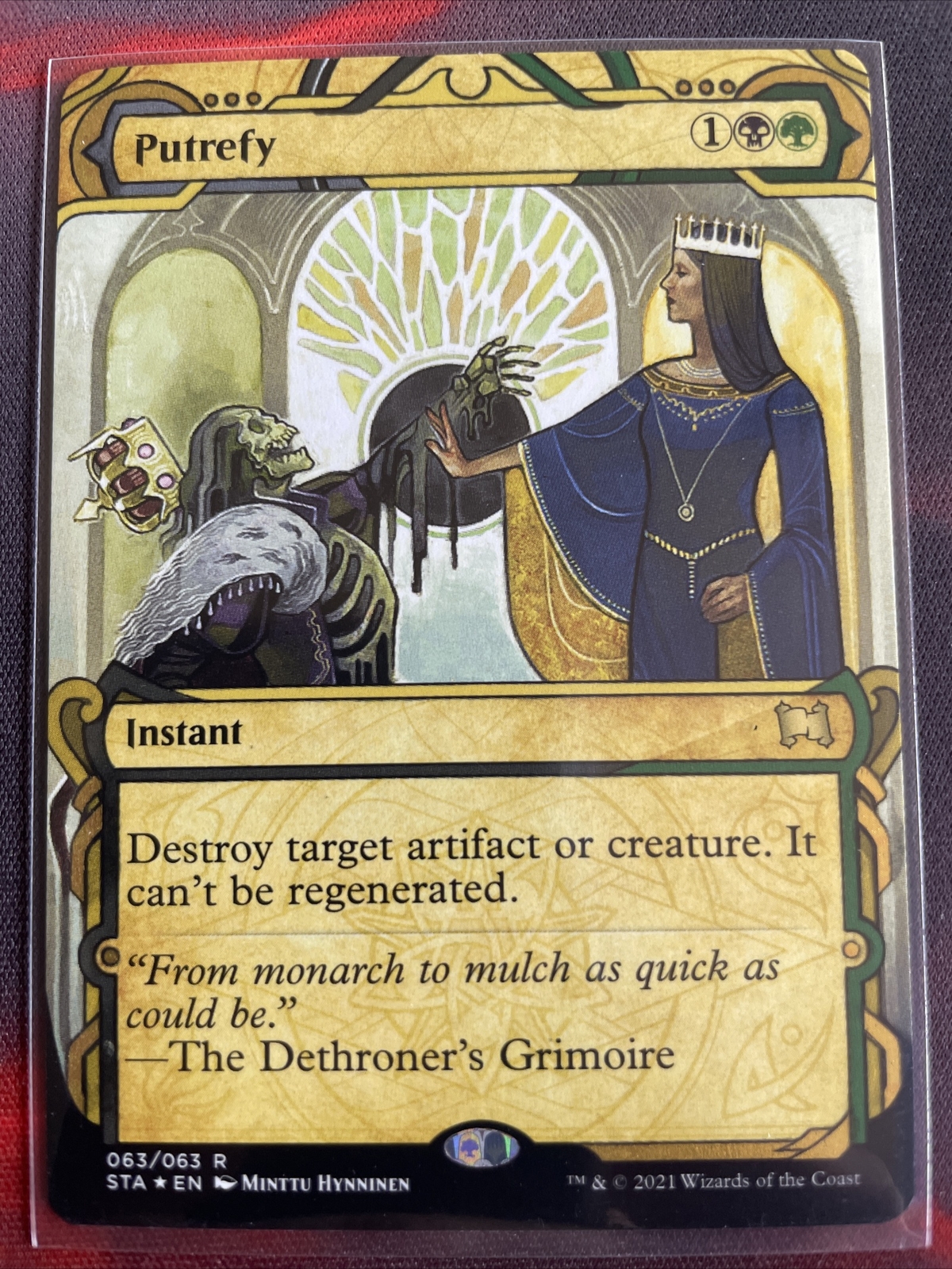 MTG Putrefy Strixhaven: Mystical Archives 063/063 Foil Etched Rare | eBay