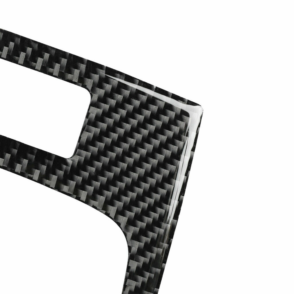 LHD Carbon Fiber Console Gear Shift Box Cover Trim For BMW 3 Series E46 ...