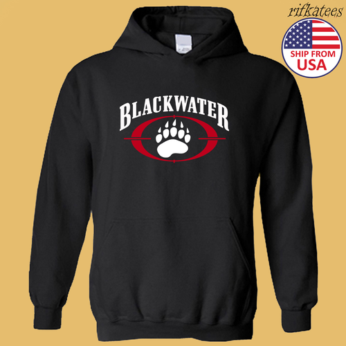 Blackwater Black Water Academi Logo Black Hoodie Sweatshirt Size S-3XL ...