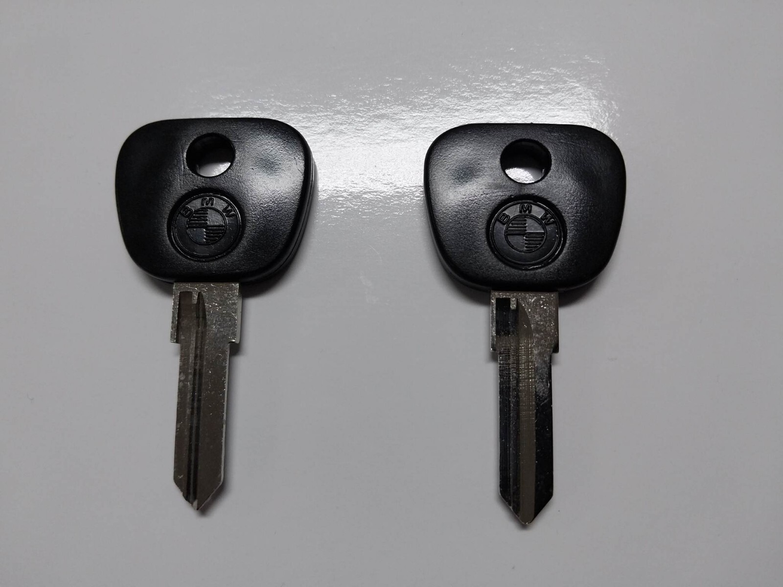 2X BLANK KEYS BLACK HEAD FOR BMW 3 5 6 7 SERIES E21 E30 E12 E28 E23 E24 ...