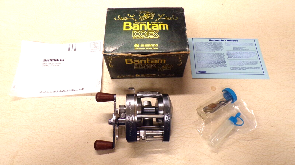SHIMANO BANTAM FISHING REEL W/ BOX - BANTAM 100-EX - WORKS GREAT | eBay
