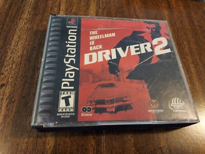 Driver 2 SONY PLAYSTATION 1 PS1 Game COMPLETE CIB Tested ++ WORKING ...
