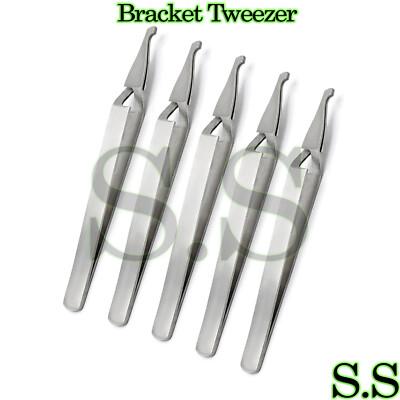 Self Closing Tweezer Reverse Action Orthodontic Bracket Holding Forceps ...