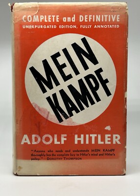 MEIN KAMPF by Adolph Hitler Unabridged Annotated Edition 1939 Reynal ...