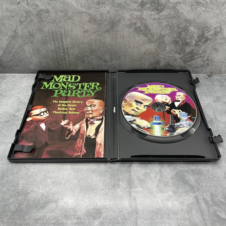 Mad Monster Party (1967) DVD 2002 Full Frame w/ Booklet Stop-Motion ...