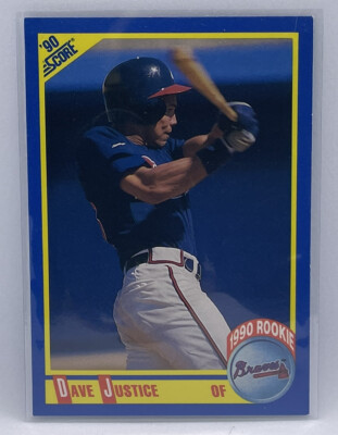 1990 Score #650 Dave Justice Atlanta Braves | eBay