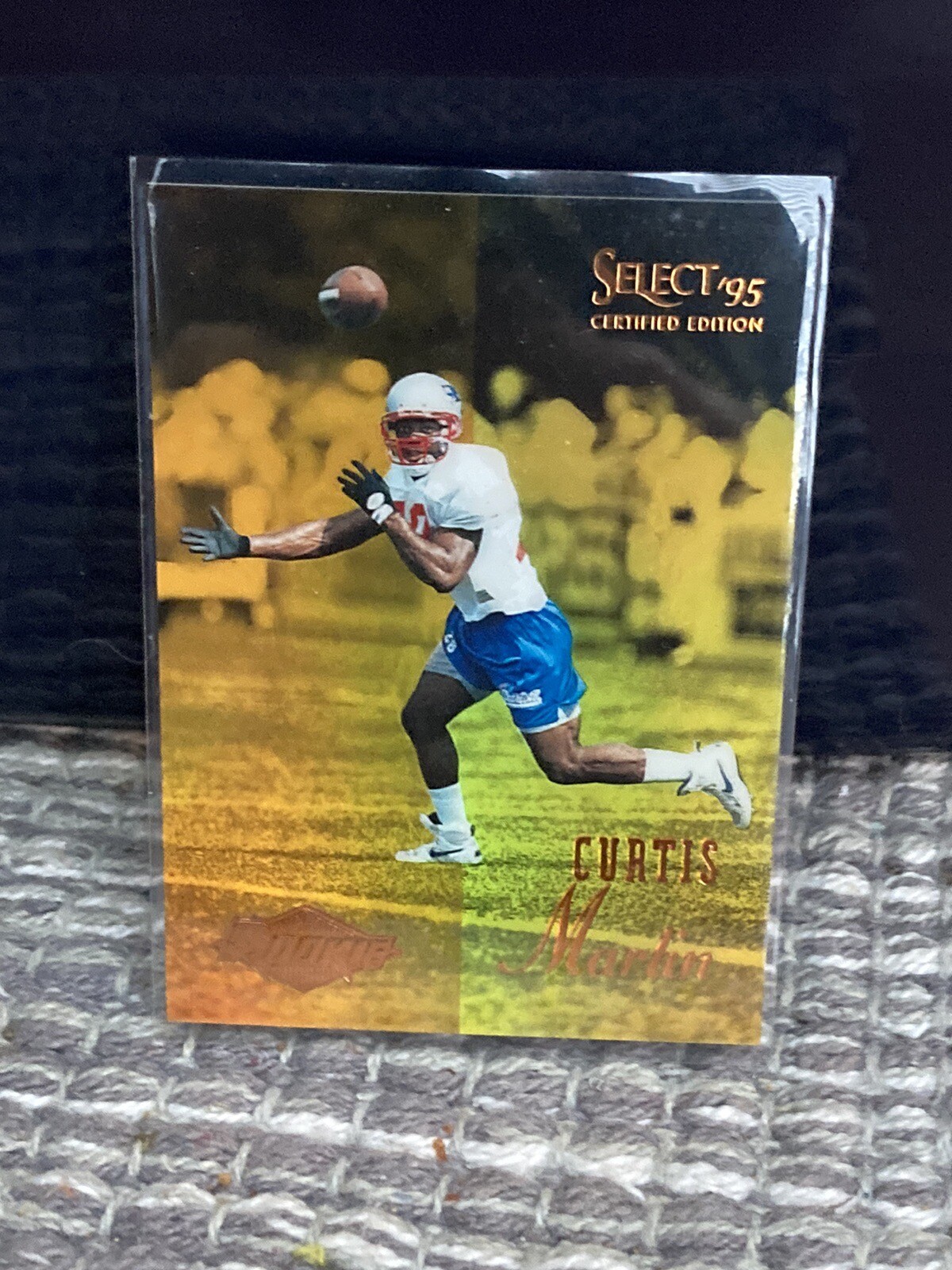 1995 Select Certified Mirror Gold #117 Curtis Martin Rookie HOF | eBay