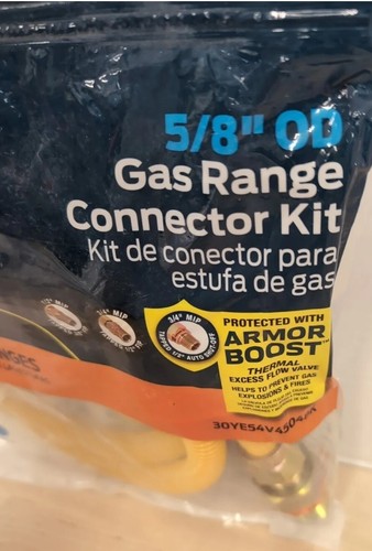 Eastman 5/8" OD Gas Range Connector Kit 48" Length | eBay