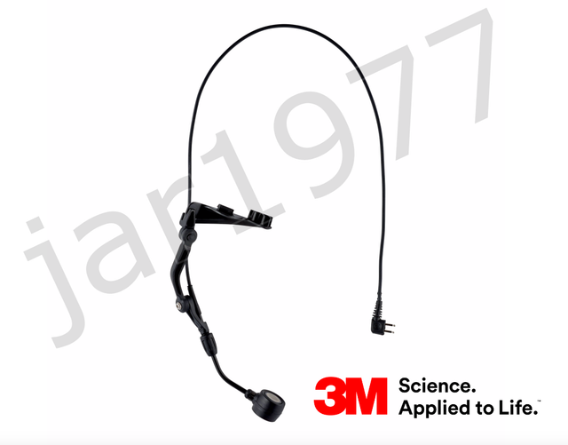 3M Peltor MT7V/1 Dynamic Microphone for Versaflo M106 M306 M406 for ...