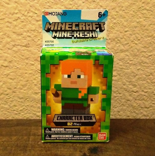 Mine-Keshi Minecraft Alex Character Box - Bandai - RARE HTF Minecraft ...