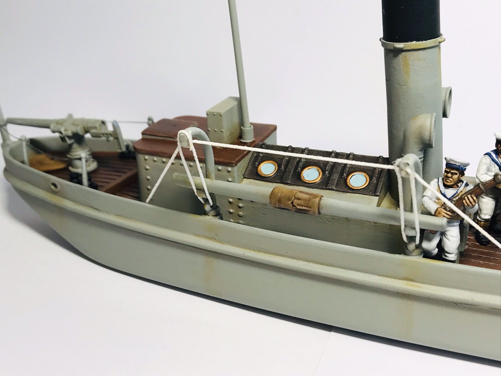 WW1 German/British Steamer Kit “KINGANI” “HMS FIFI” East Africa (1/56 ...