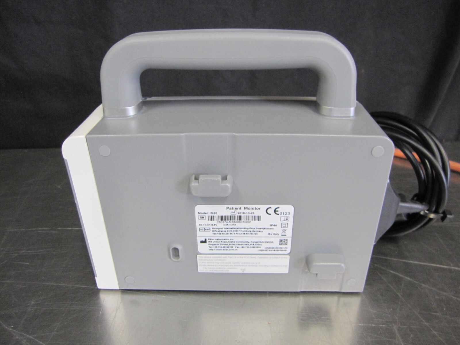 Edan iM20 Transport Patient Monitor NIBP SPO2 ECG Temp | eBay