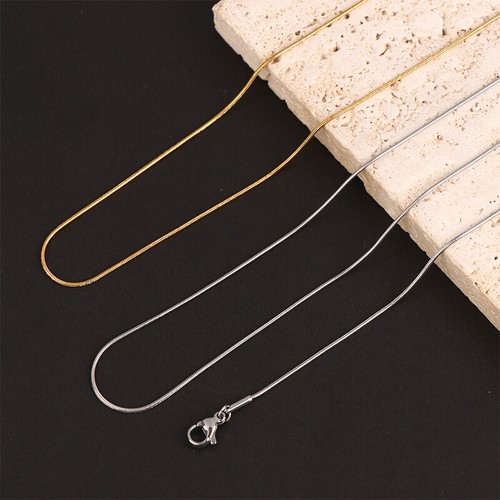 Gold Color Chains Snake Chains Necklace Twist Rope Jewelry Chains ...