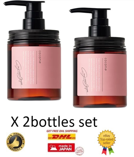 X2 set of cocone Clay cream shampoo Smooth all in one organic herb rose ...