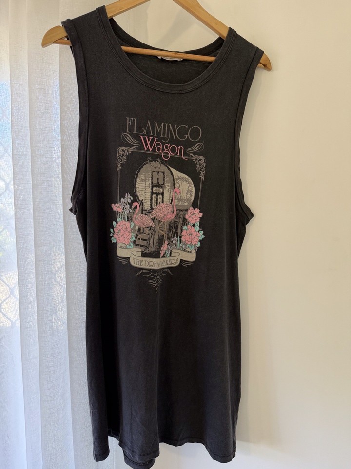 Spell & the Gypsy Collective Designs Flamingo Wagon Singlet Tank Dress ...