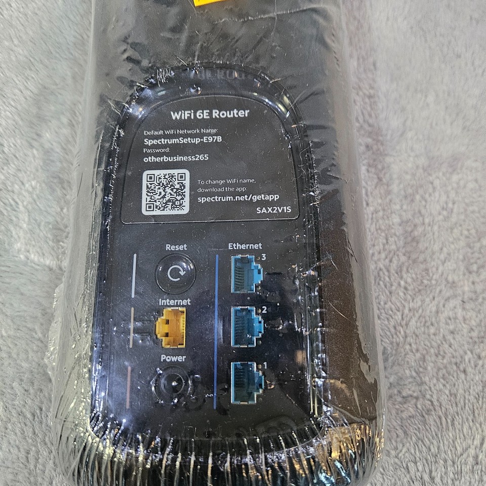 Spectrum Advanced WiFi 6E Router SAX2V1S New In Sealed Package | eBay