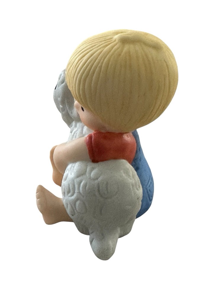Scooter Holding A Lamb 1984 Enesco Country Cousins | eBay