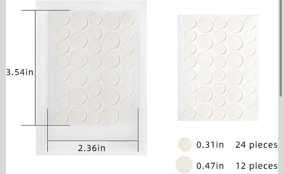Hydrocolloid Acne Pimple Patches for Face Zit Blemish Cover 36 Pack | eBay