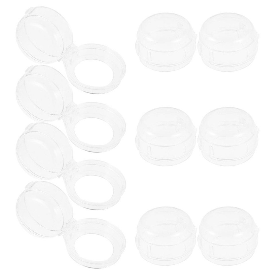 10 Pcs Stove Knobs Protecting Guard Small Covers Gas Guards Cooker ...