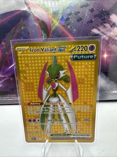 Iron Valiant EX 261/182 - Paradox Rift Holo Hyper Rare - Pokémon TCG ...