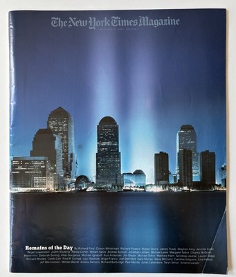 New York Times Magazine 9/11 attacks Remains of the Day Sept 23 2001 ...