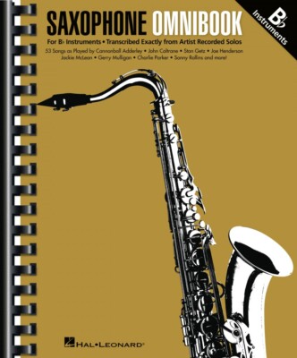 Saxophone Omnibook for B-Flat Instruments Transcribed Exactly Book NEW ...